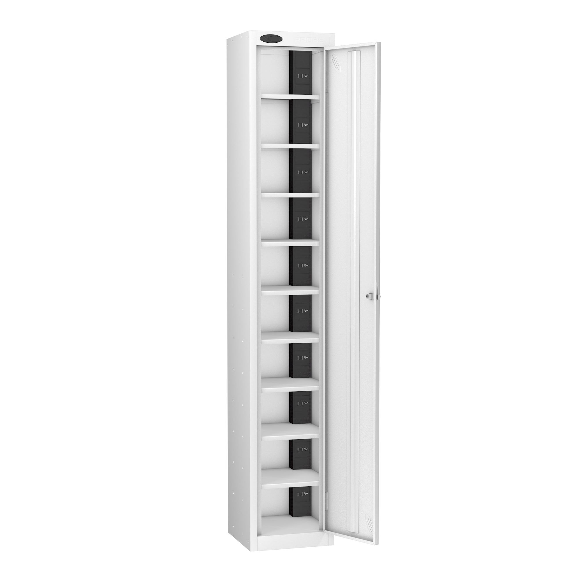 PROBE One Door Ten Compartment Tablet Charging Locker 3 Pin - 1780mm H ...